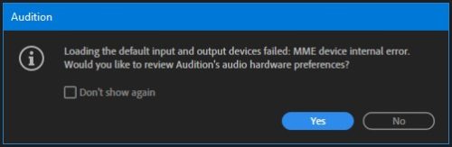 Fix MME Device Internal Error (Adobe Audition CC & Premiere Pro CC ...